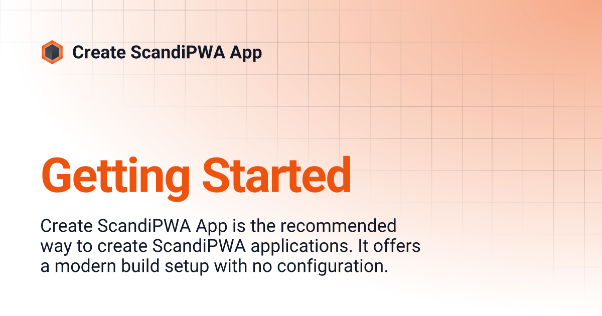 Getting Started | Create ScandiPWA App
